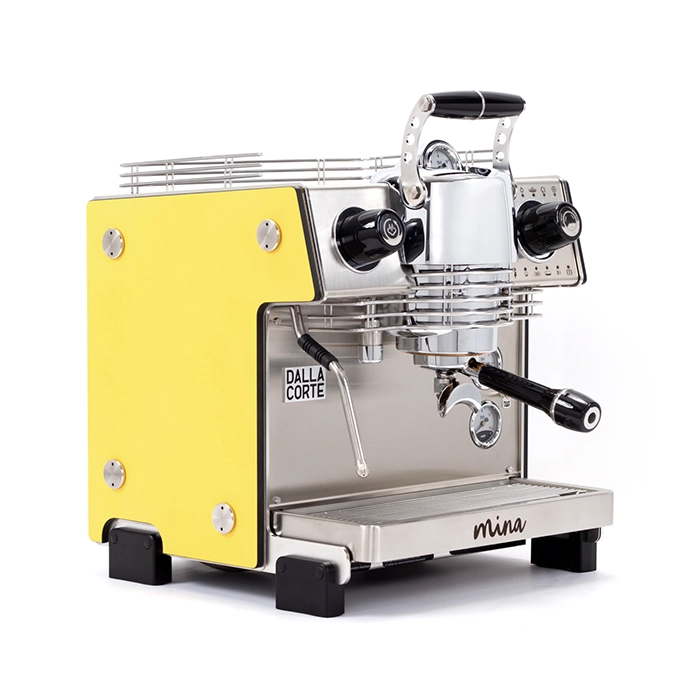 Dalla Corte Mina Espresso Machine Yellow | Flow Profiling
